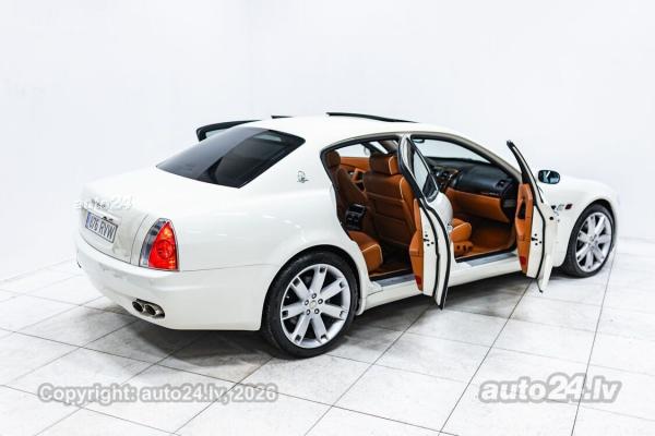 White Maserati Quattroporte 2007 in Tallinn, with an engine capacity of 4.20 L and mileage of 133 thousand km for 12000 €, photo 2 on AUTOMOTO.COM.LV