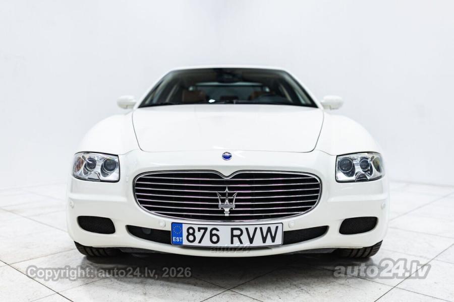 White Maserati Quattroporte 2007 in Tallinn, with an engine capacity of 4.20 L and mileage of 133 thousand km for 12000 €, photo 3 on AUTOMOTO.COM.LV