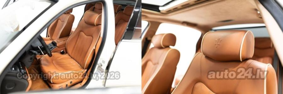 White Maserati Quattroporte 2007 in Tallinn, with an engine capacity of 4.20 L and mileage of 133 thousand km for 12000 €, photo 13 on AUTOMOTO.COM.LV