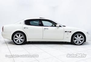 White Maserati Quattroporte 2007 in Tallinn, with an engine capacity of 4.20 L and mileage of 133 thousand km for 12000 €, photo 15 on AUTOMOTO.COM.LV