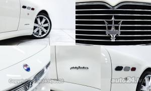 White Maserati Quattroporte 2007 in Tallinn, with an engine capacity of 4.20 L and mileage of 133 thousand km for 12000 €, photo 16 on AUTOMOTO.COM.LV