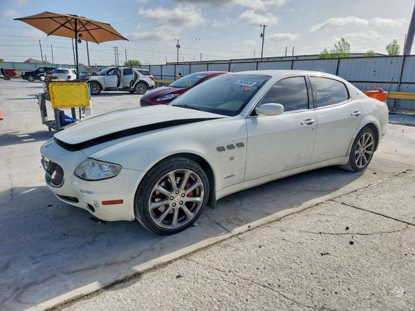 Balts Maserati Quattroporte 2007 Viļņa, ar dzinēja tilpumu 4.24 L un nobraukumu 103 tūkst. km par 3999 €, foto 3 vietnē AUTOMOTO.COM.LV