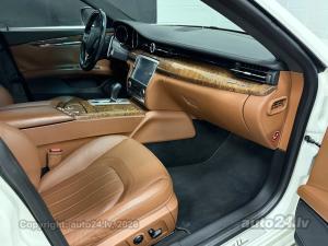 White Maserati Quattroporte 2014 in Tallinn, with an engine capacity of 3.00 L and mileage of 63 thousand km for 19995 €, photo 20 on AUTOMOTO.COM.LV