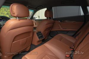 White Maserati Quattroporte 2014 in Tallinn, with an engine capacity of 3.00 L and mileage of 63 thousand km for 19900 €, photo 11 on AUTOMOTO.COM.LV