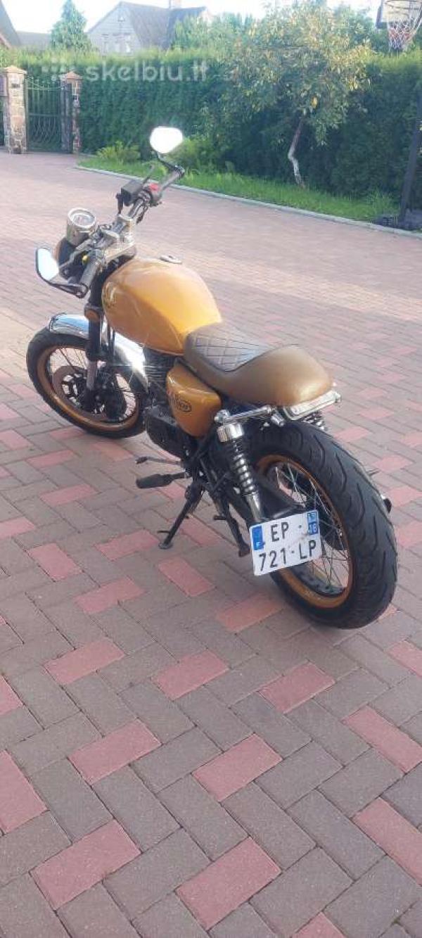 Dzeltens Mash Seventy Five 2017 Kretinga, ar dzinēja tilpumu 0.13 L un nobraukumu 500 tūkst. km par 1200 €, foto 1 vietnē AUTOMOTO.COM.LV