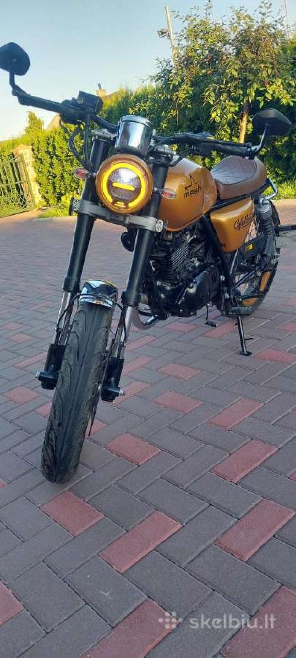Dzeltens Mash Seventy Five 2017 Kretinga, ar dzinēja tilpumu 0.13 L un nobraukumu 500 tūkst. km par 1200 €, foto 6 vietnē AUTOMOTO.COM.LV