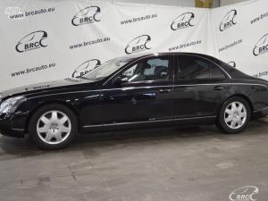 Black Maybach 57 2003 in Riga, with an engine capacity of 5.50 L and mileage of 118 thousand km for 54000 €, photo 5 on AUTOMOTO.COM.LV