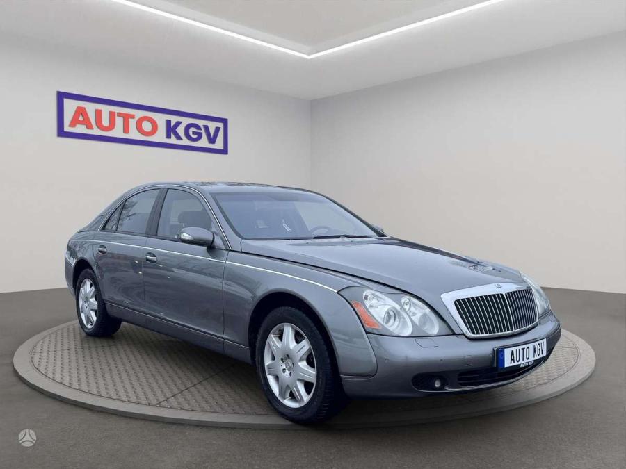 Pelēks Maybach 57 2008 Viļņa, ar dzinēja tilpumu 5.50 L un nobraukumu 151 tūkst. km par 56999 €, foto 8 vietnē AUTOMOTO.COM.LV