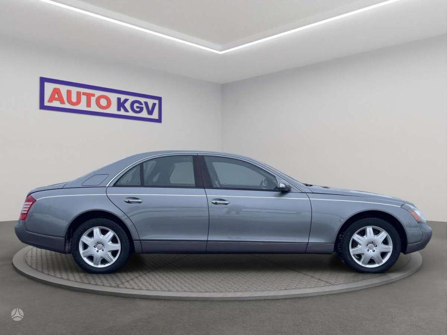 Grey Maybach 57 2008 in Vilnius, with an engine capacity of 5.50 L and mileage of 151 thousand km for 56999 €, photo 7 on AUTOMOTO.COM.LV