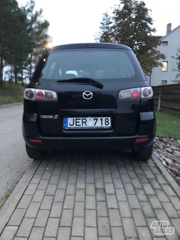 Black Mazda 2 2006 in Alytus, with an engine capacity of 1.40 L and mileage of 240 thousand km for 1199 €, photo 9 on AUTOMOTO.COM.LV