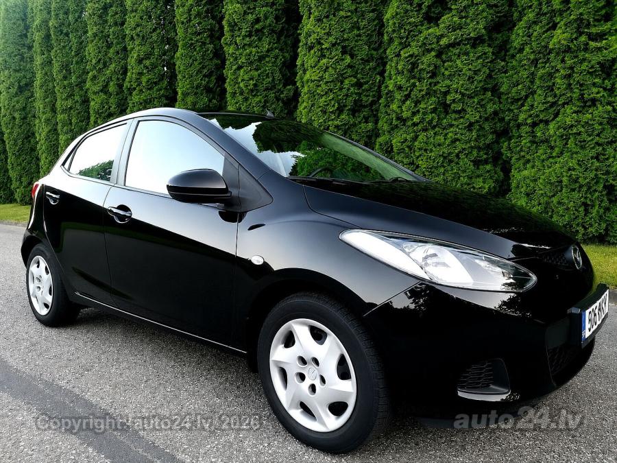 Black Mazda 2 2008 in Tartu, with an engine capacity of 1.30 L and mileage of 95 thousand km for 1200 €, photo 1 on AUTOMOTO.COM.LV