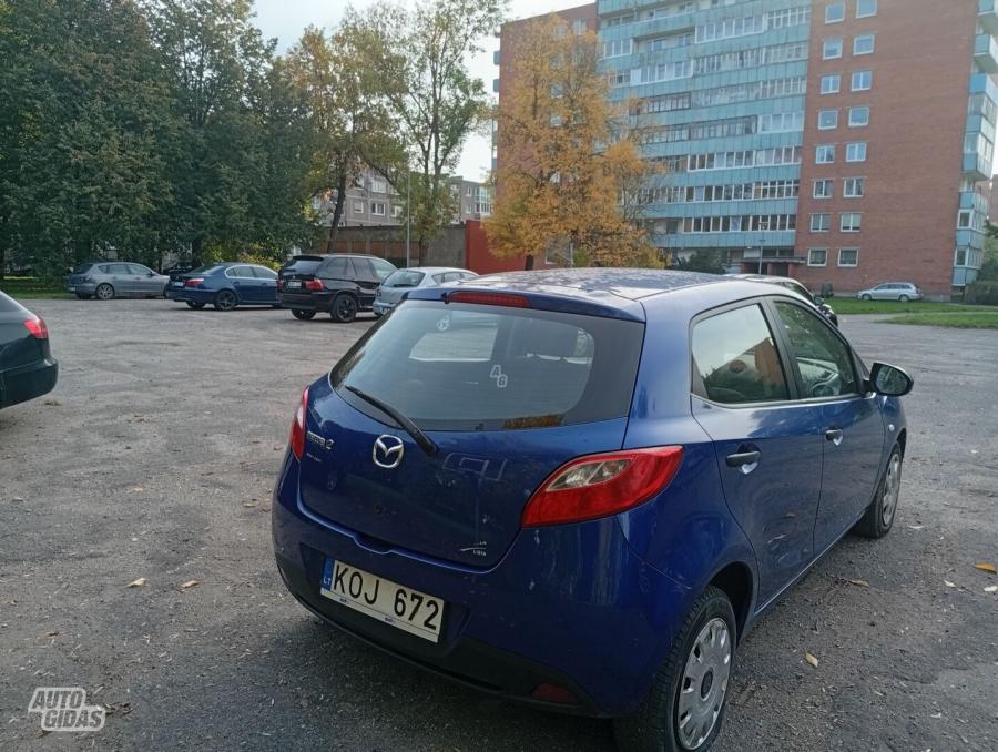 Blue Mazda 2 2011 in Klaipeda, with an engine capacity of 1.40 L and mileage of 195 thousand km for 1400 €, photo 3 on AUTOMOTO.COM.LV