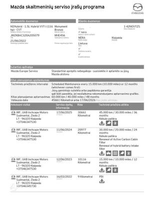 Brūns Mazda 2 2022 Viļņa, ar dzinēja tilpumu 1.49 L un nobraukumu 40 tūkst. km par 16900 €, foto 26 vietnē AUTOMOTO.COM.LV