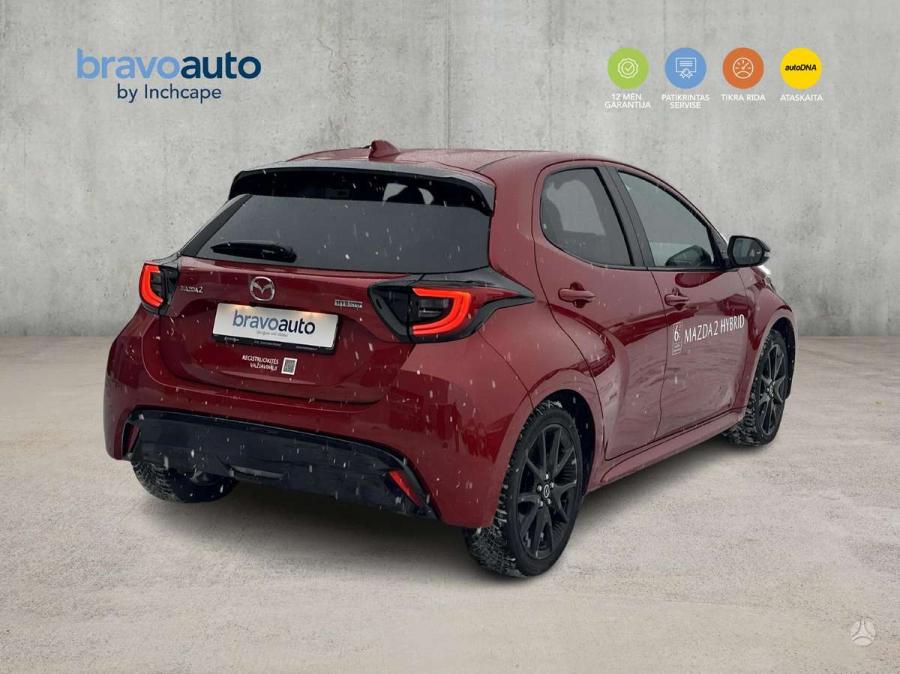 Mazda 2 2025 Kauņa, ar dzinēja tilpumu 1.50 L un nobraukumu 6 tūkst. km par 24991 €, foto 5 vietnē AUTOMOTO.COM.LV