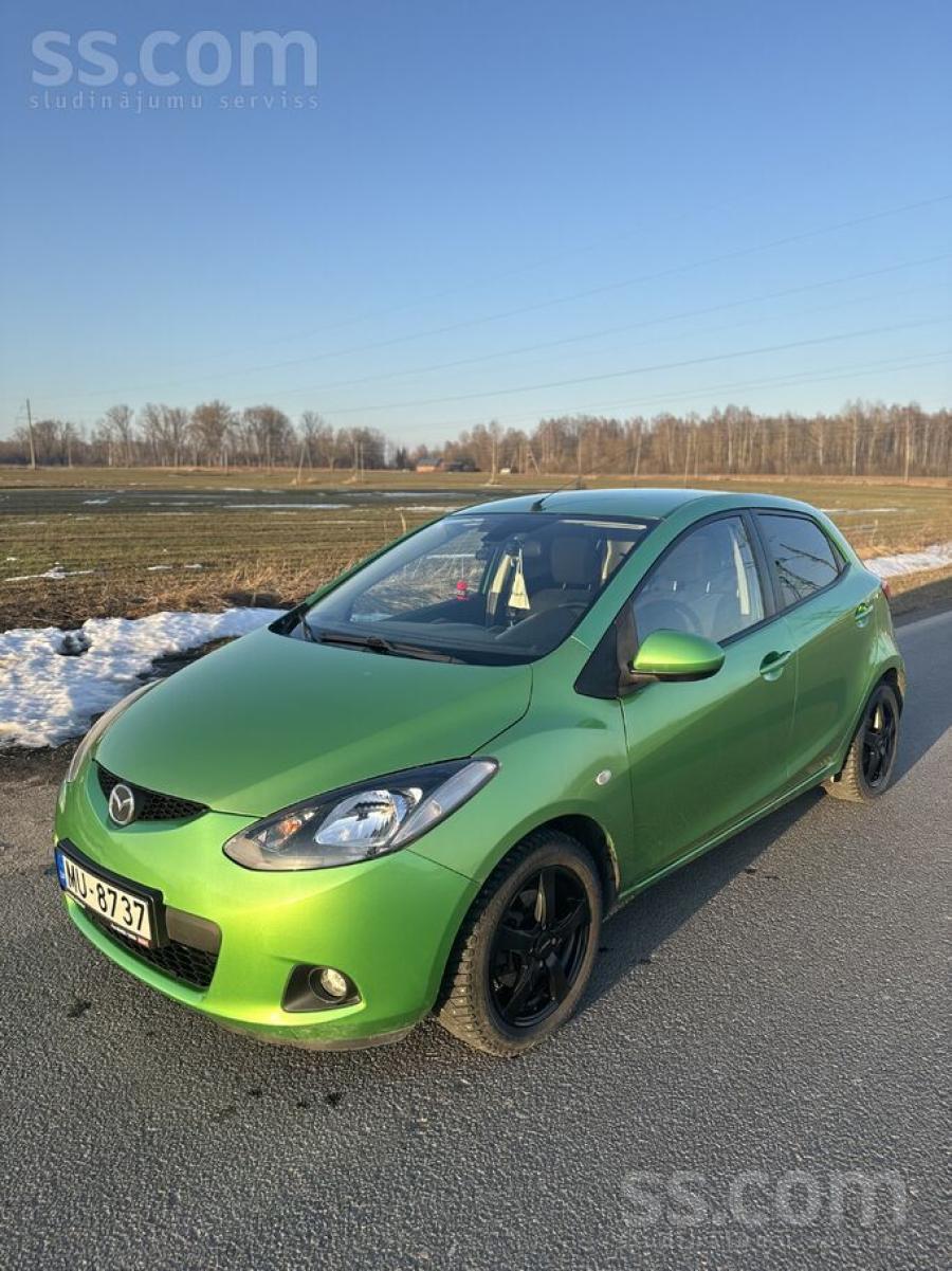 Zaļš Mazda 2 2007 Aizkraukle, ar dzinēja tilpumu 1.50 L un nobraukumu 216 tūkst. km par 3000 €, foto 1 vietnē AUTOMOTO.COM.LV