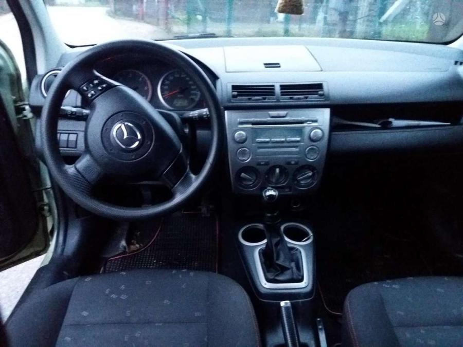 Zaļš Mazda 2 2007 Marijampole, ar dzinēja tilpumu 1.40 L un nobraukumu 295 tūkst. km par 750 €, foto 5 vietnē AUTOMOTO.COM.LV