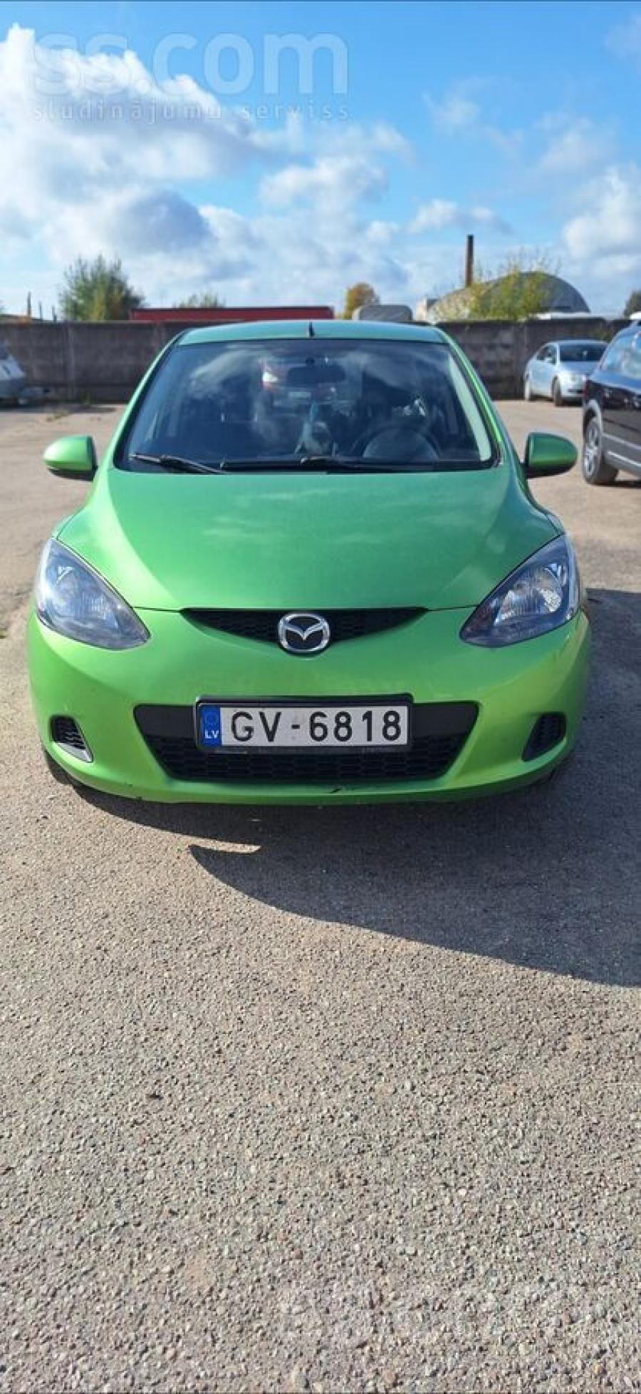 Zaļš Mazda 2 2007 Talsi, ar dzinēja tilpumu 1.40 L un nobraukumu 215 tūkst. km par 1500 €, foto 1 vietnē AUTOMOTO.COM.LV