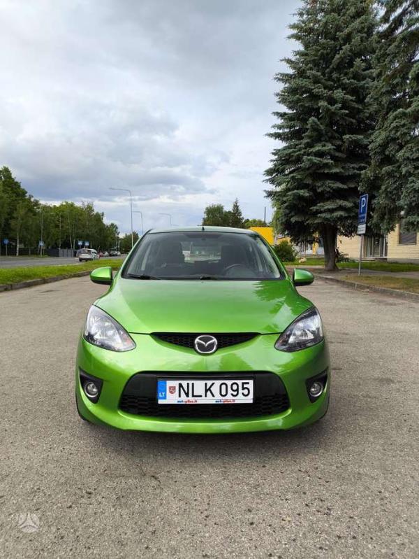 Zaļš Mazda 2 2008 Panevēža, ar dzinēja tilpumu 1.50 L un nobraukumu 206 tūkst. km par 1950 €, foto 8 vietnē AUTOMOTO.COM.LV