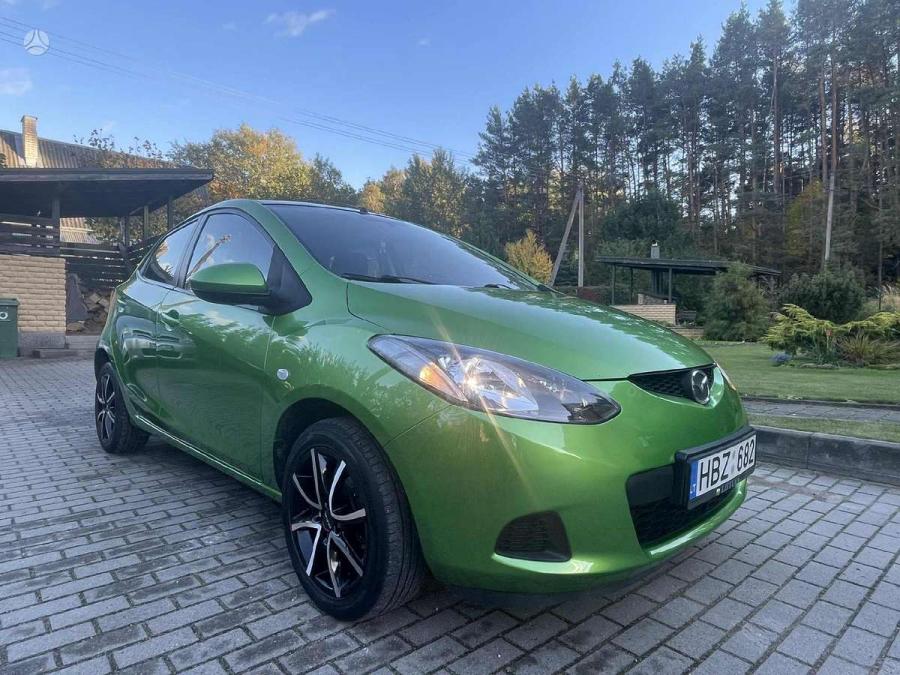 Zaļš Mazda 2 2008 Kauņa, ar dzinēja tilpumu 1.35 L un nobraukumu 147 tūkst. km par 2500 €, foto 1 vietnē AUTOMOTO.COM.LV