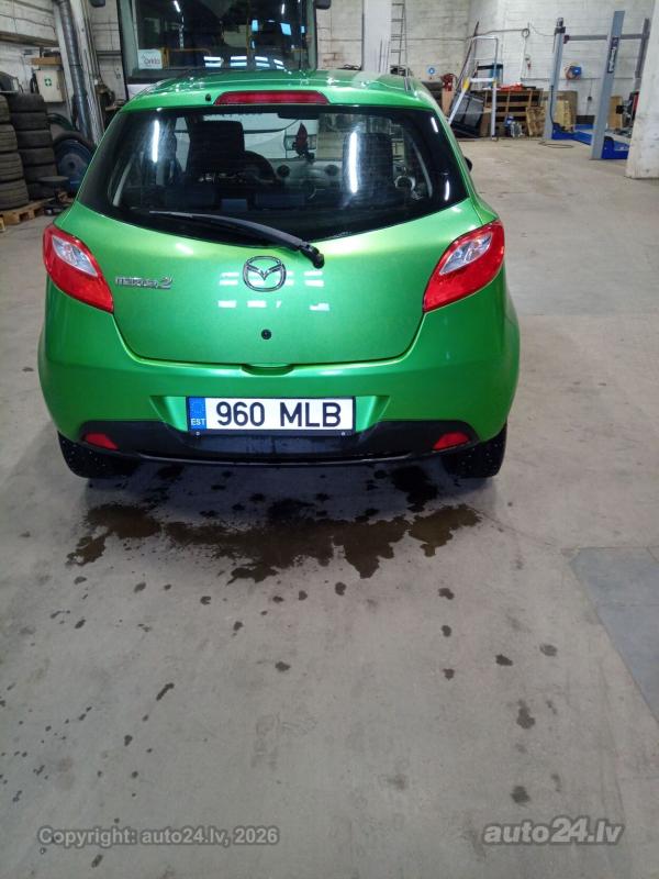 Green Mazda 2 2008 in Tallinn, with an engine capacity of 1.30 L and mileage of 143 thousand km for 1600 €, photo 4 on AUTOMOTO.COM.LV