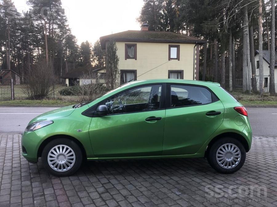 Zaļš Mazda 2 2009 Rīga, ar dzinēja tilpumu 1.40 L un nobraukumu 154 tūkst. km par 1970 €, foto 2 vietnē AUTOMOTO.COM.LV
