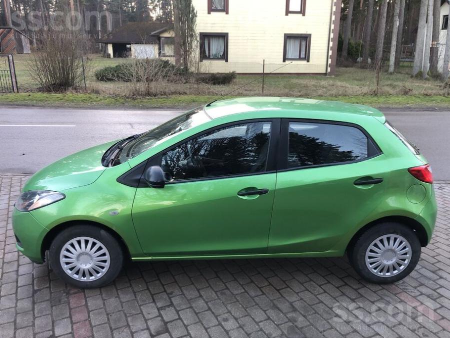 Zaļš Mazda 2 2009 Rīga, ar dzinēja tilpumu 1.40 L un nobraukumu 154 tūkst. km par 1970 €, foto 6 vietnē AUTOMOTO.COM.LV