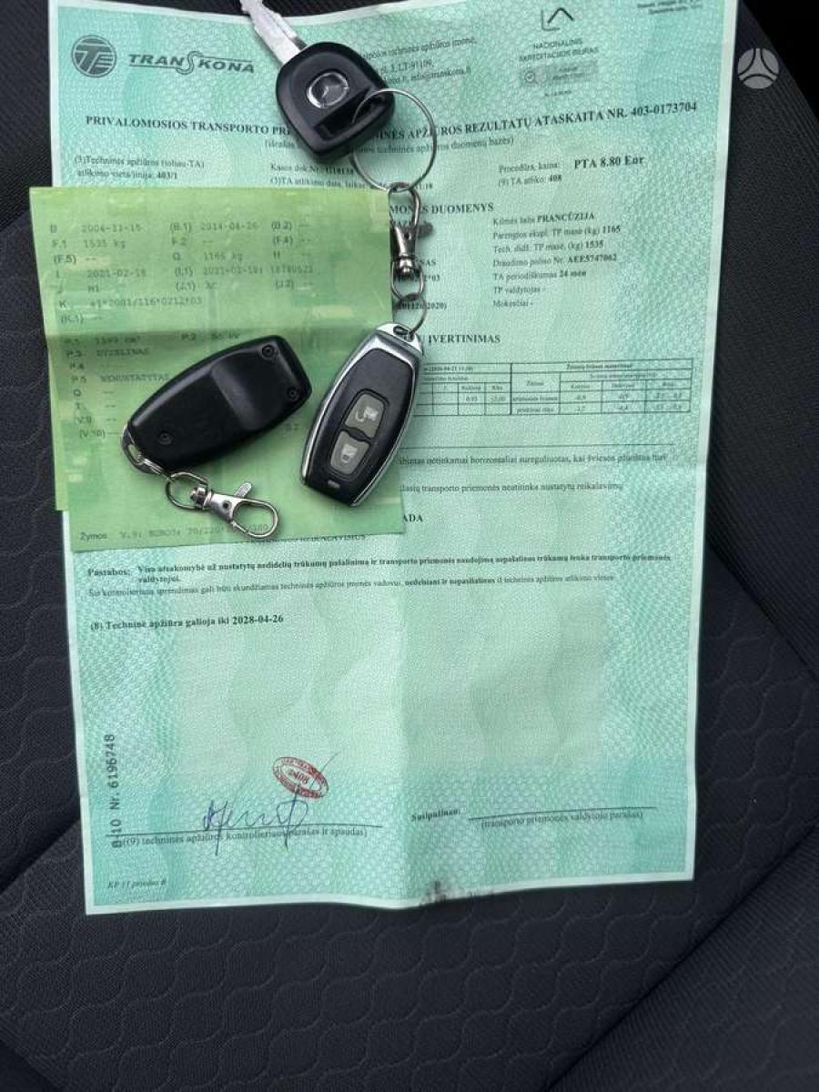 Grey Mazda 2 2004 in Vilnius, with an engine capacity of 1.40 L and mileage of 250 thousand km for 1650 €, photo 20 on AUTOMOTO.COM.LV