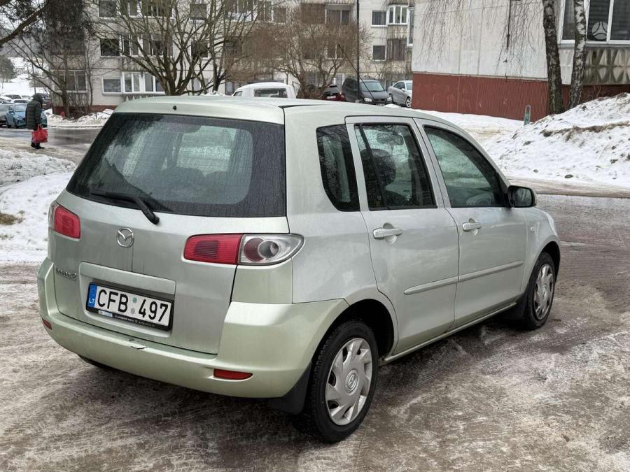 Grey Mazda 2 2007 in Vilnius, with an engine capacity of 1.40 L and mileage of 175 thousand km for 550 €, photo 6 on AUTOMOTO.COM.LV