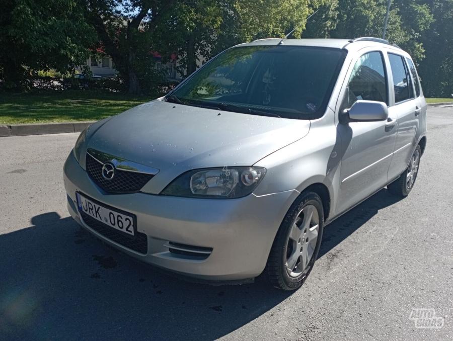 Grey Mazda 2 2004 in Vilnius, with an engine capacity of 1.40 L and mileage of 300 thousand km for 400 €, photo 3 on AUTOMOTO.COM.LV