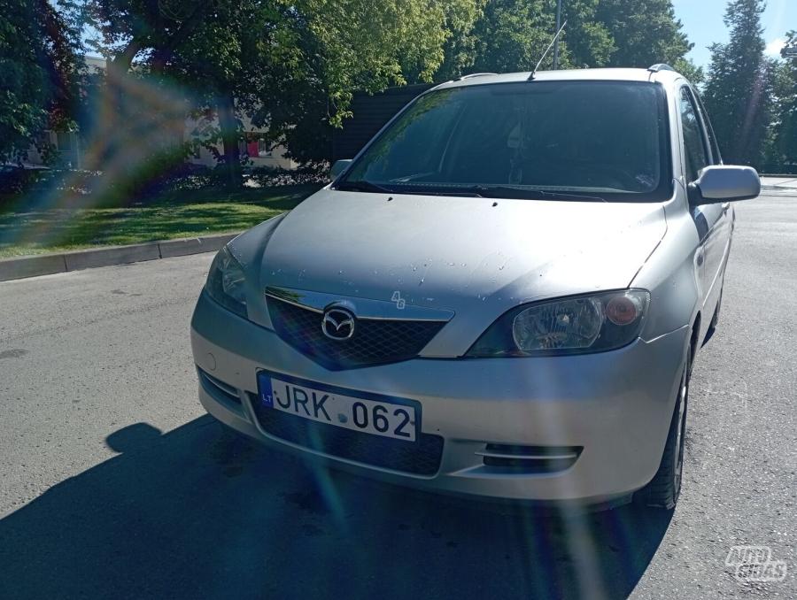 Grey Mazda 2 2004 in Vilnius, with an engine capacity of 1.40 L and mileage of 300 thousand km for 400 €, photo 4 on AUTOMOTO.COM.LV
