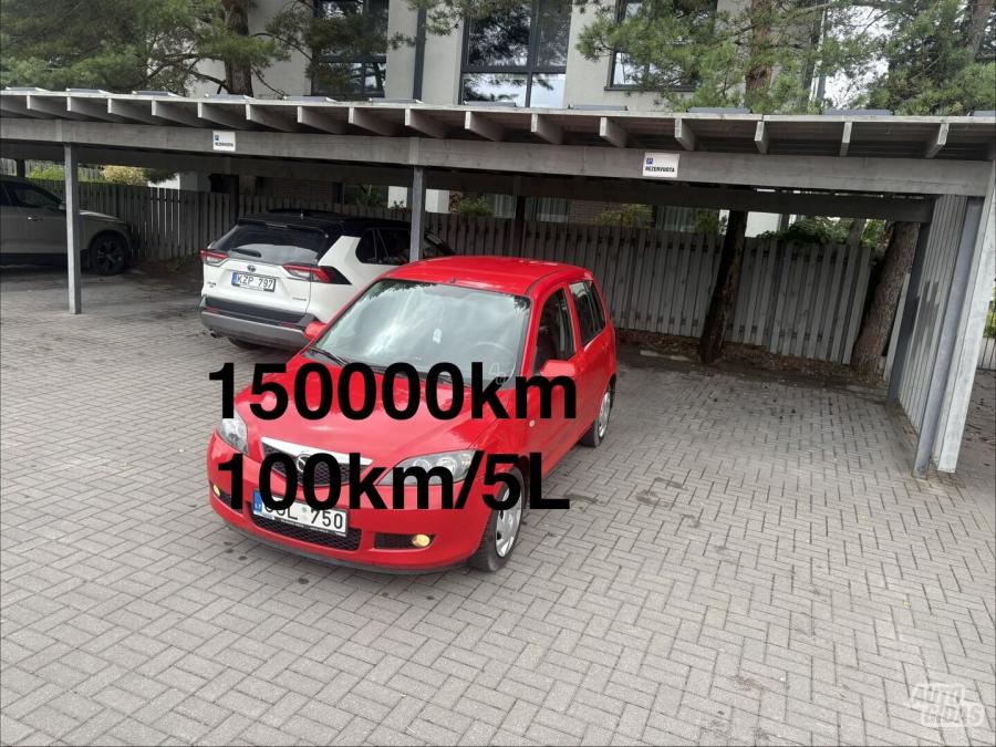 Мазда 2 2007 в Вильнюс, объемом двигателя 1.40 л и пробегом 150 тыс. км за 1499 €, фото 1 на AUTOMOTO.COM.LV