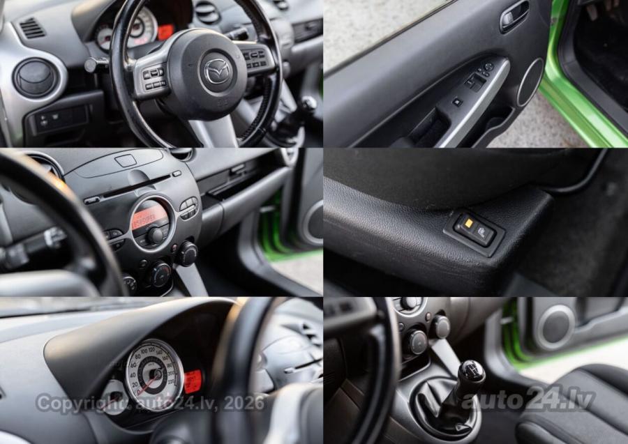 Mazda 2 2008 in Tallinn, with an engine capacity of 1.50 L and mileage of 218 thousand km for 1790 €, photo 15 on AUTOMOTO.COM.LV