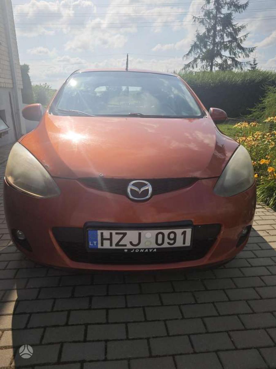 Oranžs Mazda 2 2009 Kauņa, ar dzinēja tilpumu 1.35 L un nobraukumu 170 tūkst. km par 1400 €, foto 1 vietnē AUTOMOTO.COM.LV