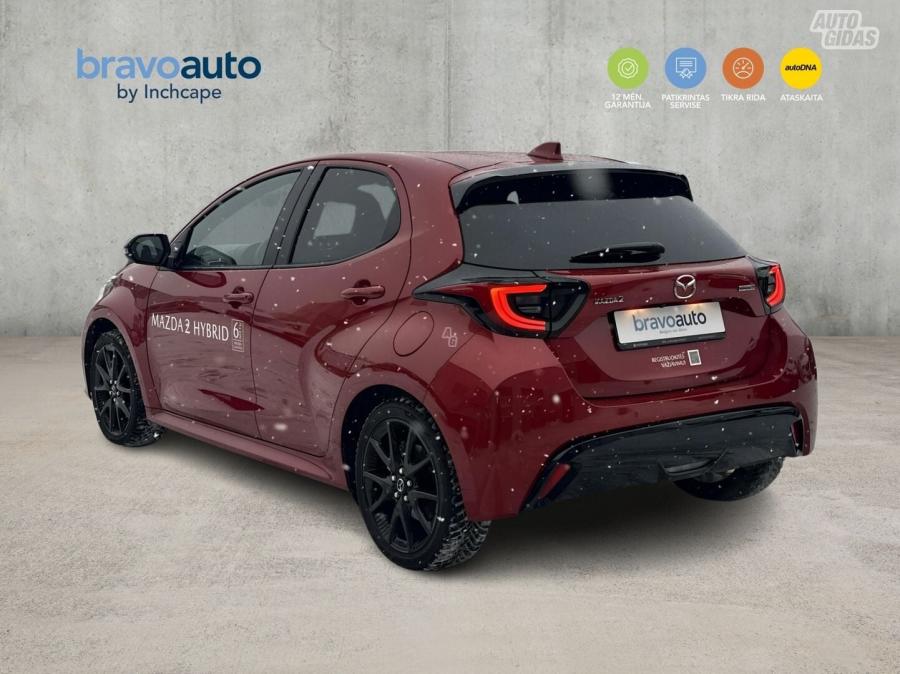 Sarkans Mazda 2 2025 Kauņa, ar dzinēja tilpumu 1.50 L un nobraukumu 6 tūkst. km par 24492 €, foto 3 vietnē AUTOMOTO.COM.LV