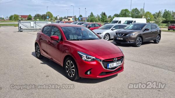 Sarkans Mazda 2 2017 Tartu, ar dzinēja tilpumu 1.50 L un nobraukumu 60 tūkst. km par 12990 €, foto 6 vietnē AUTOMOTO.COM.LV