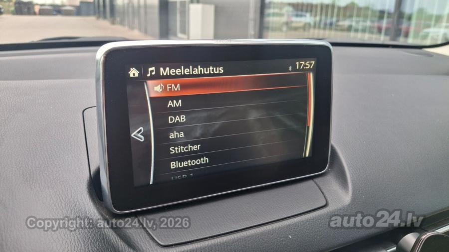 Red Mazda 2 2017 in Tartu, with an engine capacity of 1.50 L and mileage of 60 thousand km for 12990 €, photo 16 on AUTOMOTO.COM.LV