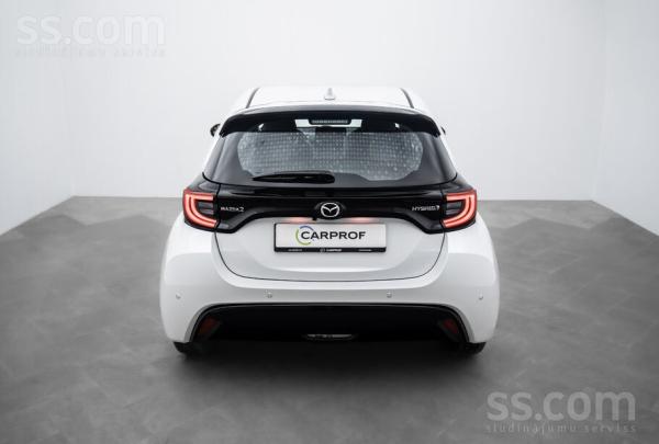 Balts Mazda 2 2022 Tallina, ar dzinēja tilpumu 1.50 L un nobraukumu 4 tūkst. km par 16499 €, foto 5 vietnē AUTOMOTO.COM.LV
