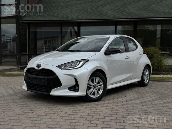 White Mazda 2 2025 in Tukums, with an engine capacity of 1.50 L and mileage of 32 thousand km for 17999 €, photo 1 on AUTOMOTO.COM.LV