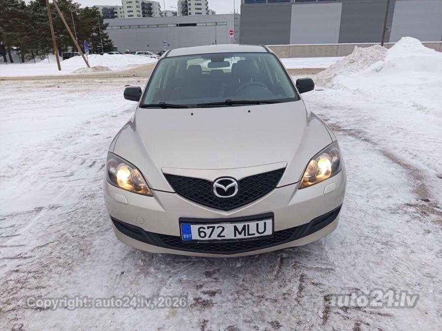 Beige Mazda 3 2008 in Tallinn, with an engine capacity of 1.60 L and mileage of 171 thousand km for 1990 €, photo 1 on AUTOMOTO.COM.LV