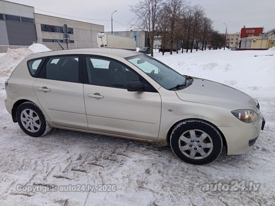 Beige Mazda 3 2008 in Tallinn, with an engine capacity of 1.60 L and mileage of 171 thousand km for 1990 €, photo 3 on AUTOMOTO.COM.LV