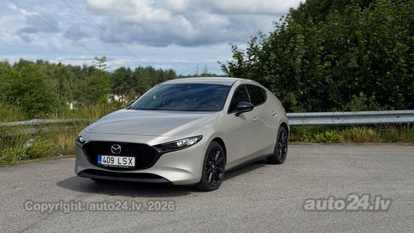 Beige Mazda 3 2022 in Tallinn, with an engine capacity of 2.00 L and mileage of 56 thousand km for 18999 €, photo 1 on AUTOMOTO.COM.LV