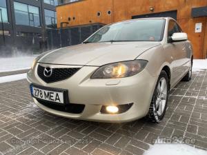 Beige Mazda 3 2004 in Tallinn, with an engine capacity of 1.60 L and mileage of 259 thousand km for 790 €, photo  on AUTOMOTO.COM.LV