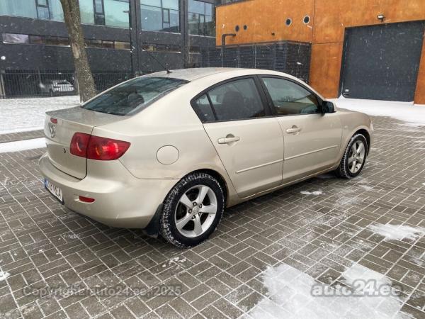Beige Mazda 3 2004 in Tallinn, with an engine capacity of 1.60 L and mileage of 259 thousand km for 790 €, photo 2 on AUTOMOTO.COM.LV