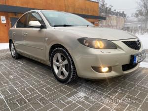 Beige Mazda 3 2004 in Tallinn, with an engine capacity of 1.60 L and mileage of 259 thousand km for 790 €, photo 3 on AUTOMOTO.COM.LV