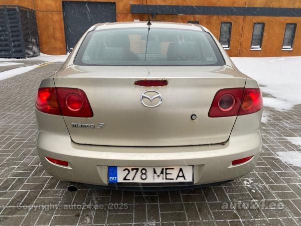 Beige Mazda 3 2004 in Tallinn, with an engine capacity of 1.60 L and mileage of 259 thousand km for 790 €, photo 6 on AUTOMOTO.COM.LV