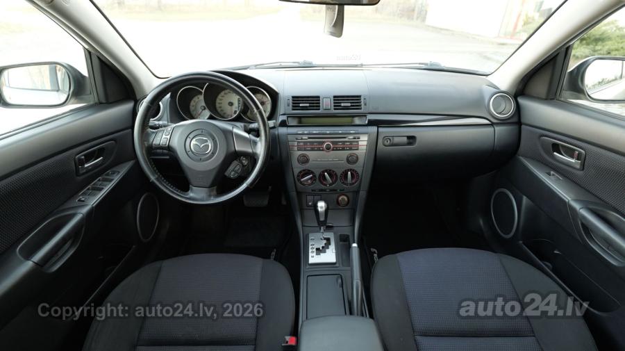 Beige Mazda 3 2006 in Tallinn, with an engine capacity of 1.60 L and mileage of 256 thousand km for 1199 €, photo 9 on AUTOMOTO.COM.LV