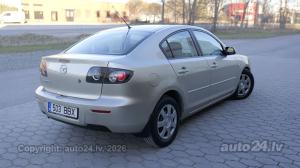 Beige Mazda 3 2006 in Tallinn, with an engine capacity of 1.60 L and mileage of 256 thousand km for 1199 €, photo 14 on AUTOMOTO.COM.LV