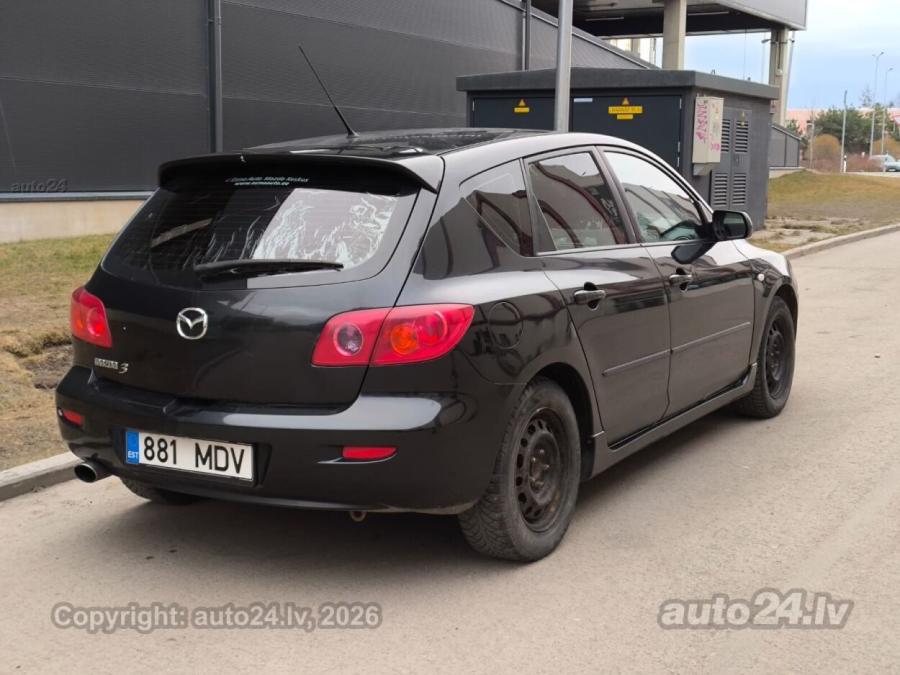 Melns Mazda 3 2004 Tallina, ar dzinēja tilpumu 1.60 L un nobraukumu 260 tūkst. km par 999 €, foto 3 vietnē AUTOMOTO.COM.LV