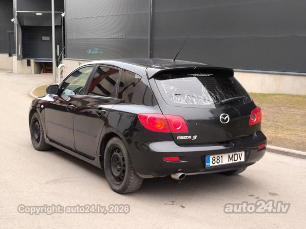 Black Mazda 3 2004 in Tallinn, with an engine capacity of 1.60 L and mileage of 260 thousand km for 999 €, photo 4 on AUTOMOTO.COM.LV