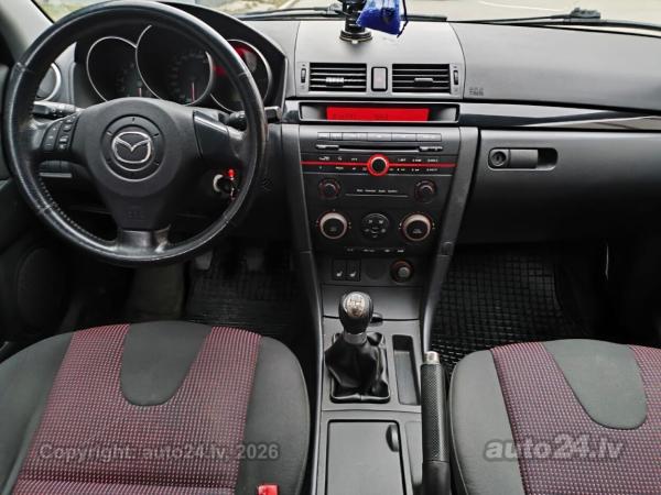 Black Mazda 3 2004 in Tallinn, with an engine capacity of 1.60 L and mileage of 260 thousand km for 999 €, photo 7 on AUTOMOTO.COM.LV